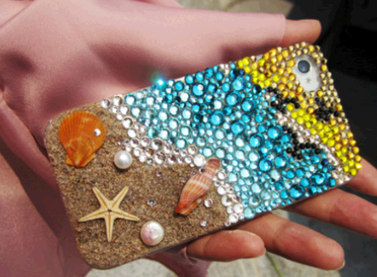 Handmade Sea Shell Case Custom Cover For Samsung Iphone on Luulla