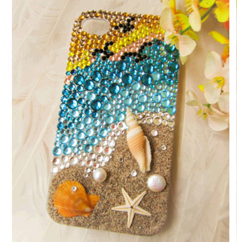 Handmade Sea Shell Case Custom Cover For Samsung Iphone on Luulla